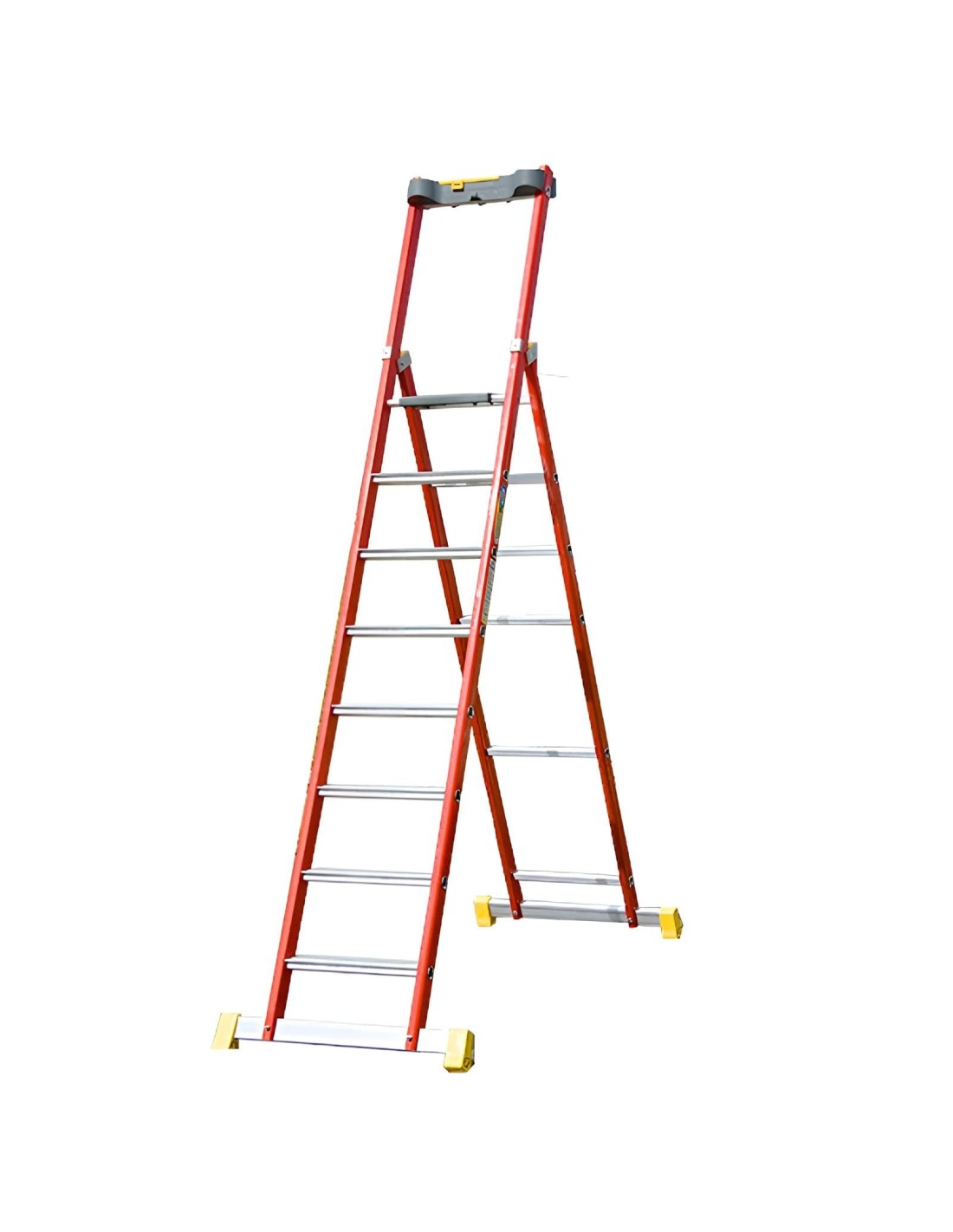 MP8 - Escabeau 8 marches PRO - 1,92m / 2,82m - Neressy